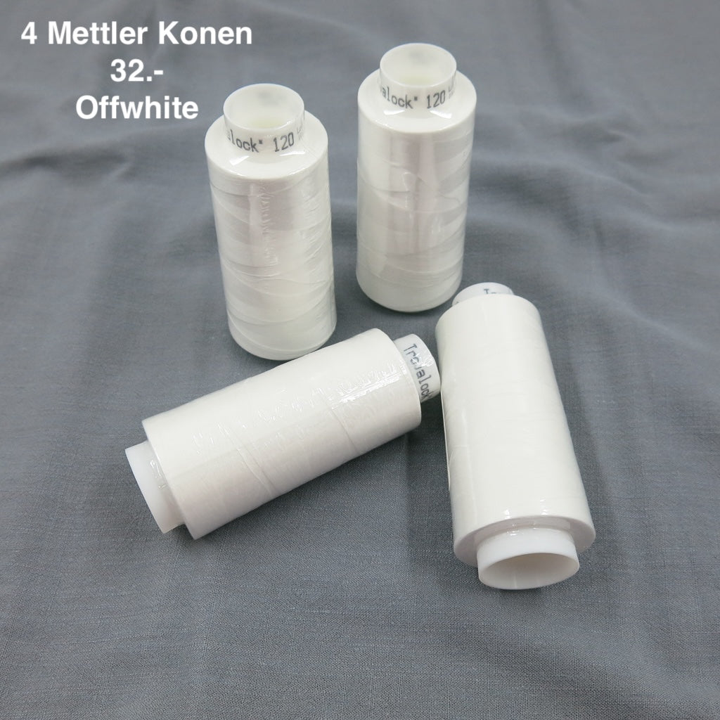 Mettler Trojalock Konen - 2500m Offwhite – Stoffrestposten